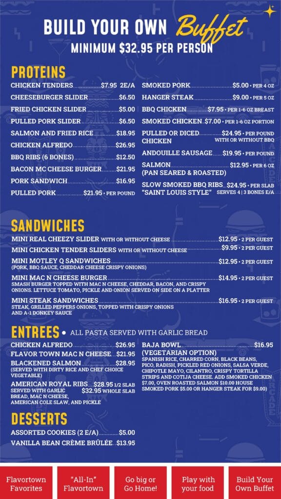 Parties & Events | Downtown Flavortown